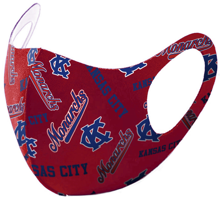 Kansas City Monarch 3D Reusable Cloth Face Masks