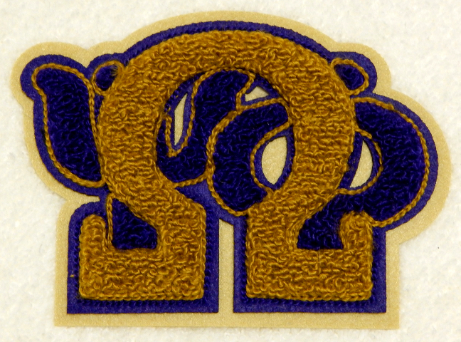 Greek Stacked Patches - IRON ON ONLY