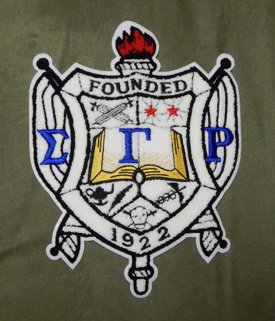 Sigma Gamma Rho Sorority Chenille Crest Patch