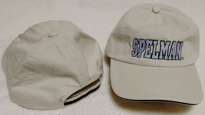 Spelman College Light Creme Black Sandwich Bill Cap