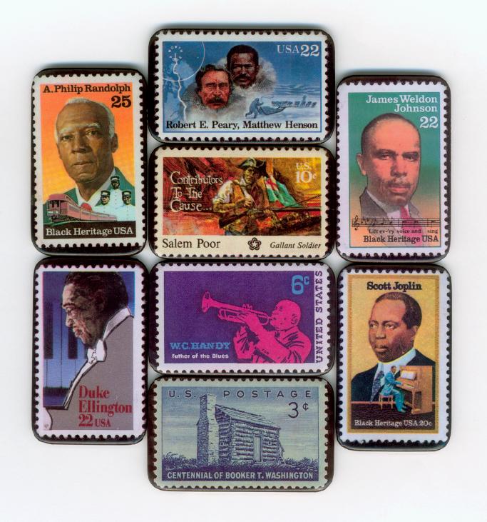 Black Men in History Magnets