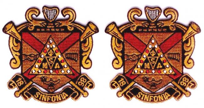 Phi Mu Alpha - Set of 2 Patches