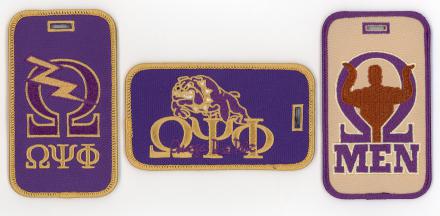 Omega Psi Phi Fraternity Luggage Tags