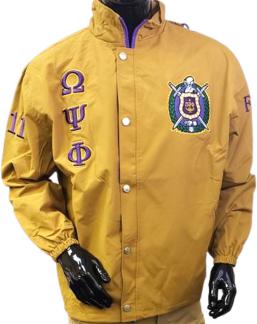 Omega Psi Phi Fraternity Jackets, Windbreakers, Jogging Suits