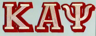 Kappa Alpha Psi Fraternity Patches - Sew-on or iron-on
