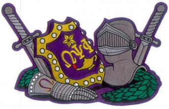 Omega Psi Phi Fraternity Patches - iron-on or sew-on